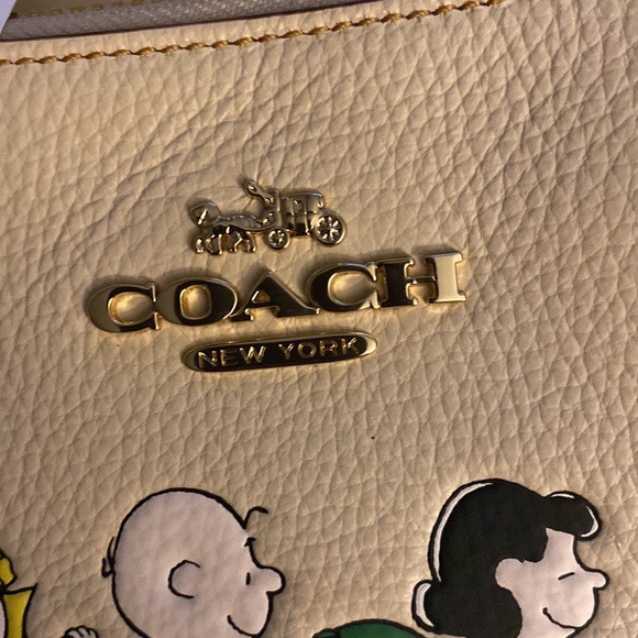Coach | Bags | Coach X Peanuts Teri Shoulder Bag With Snoopy And ...